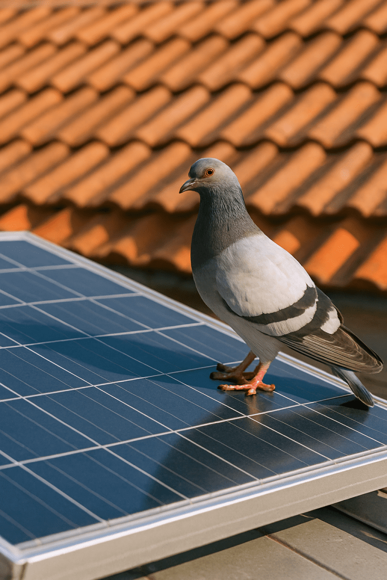 What Brings Birds to Your Solar Panels - Accend Solutions® for ...