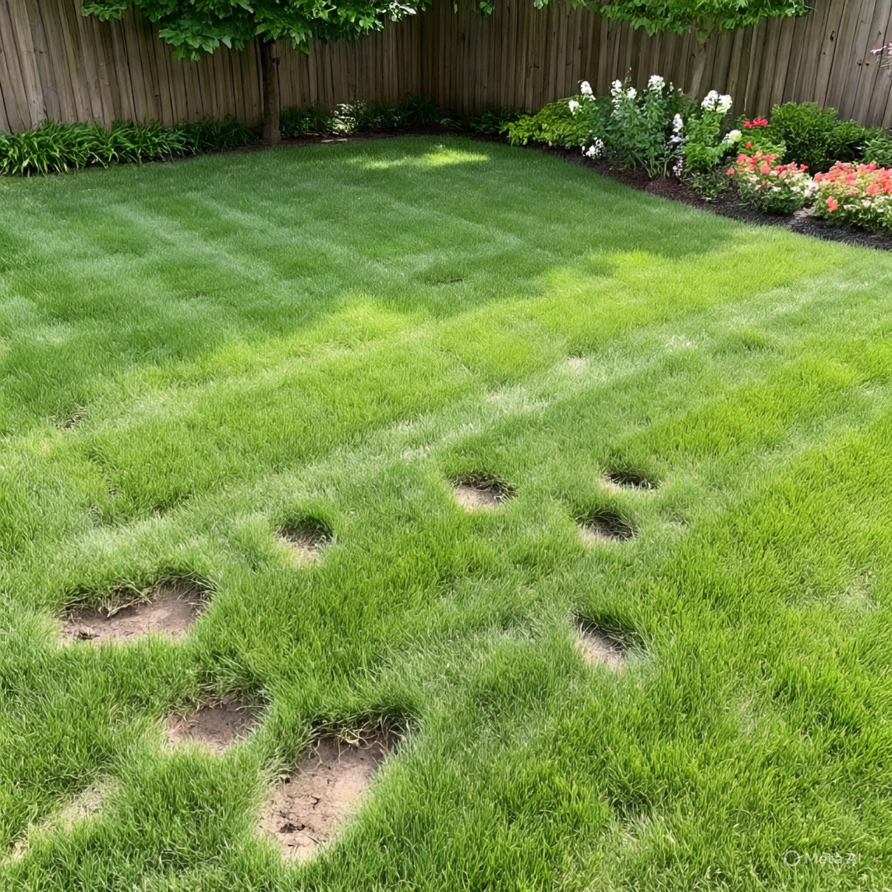 Melville Garden's Pristine Lawn: Mole Cricket Damage